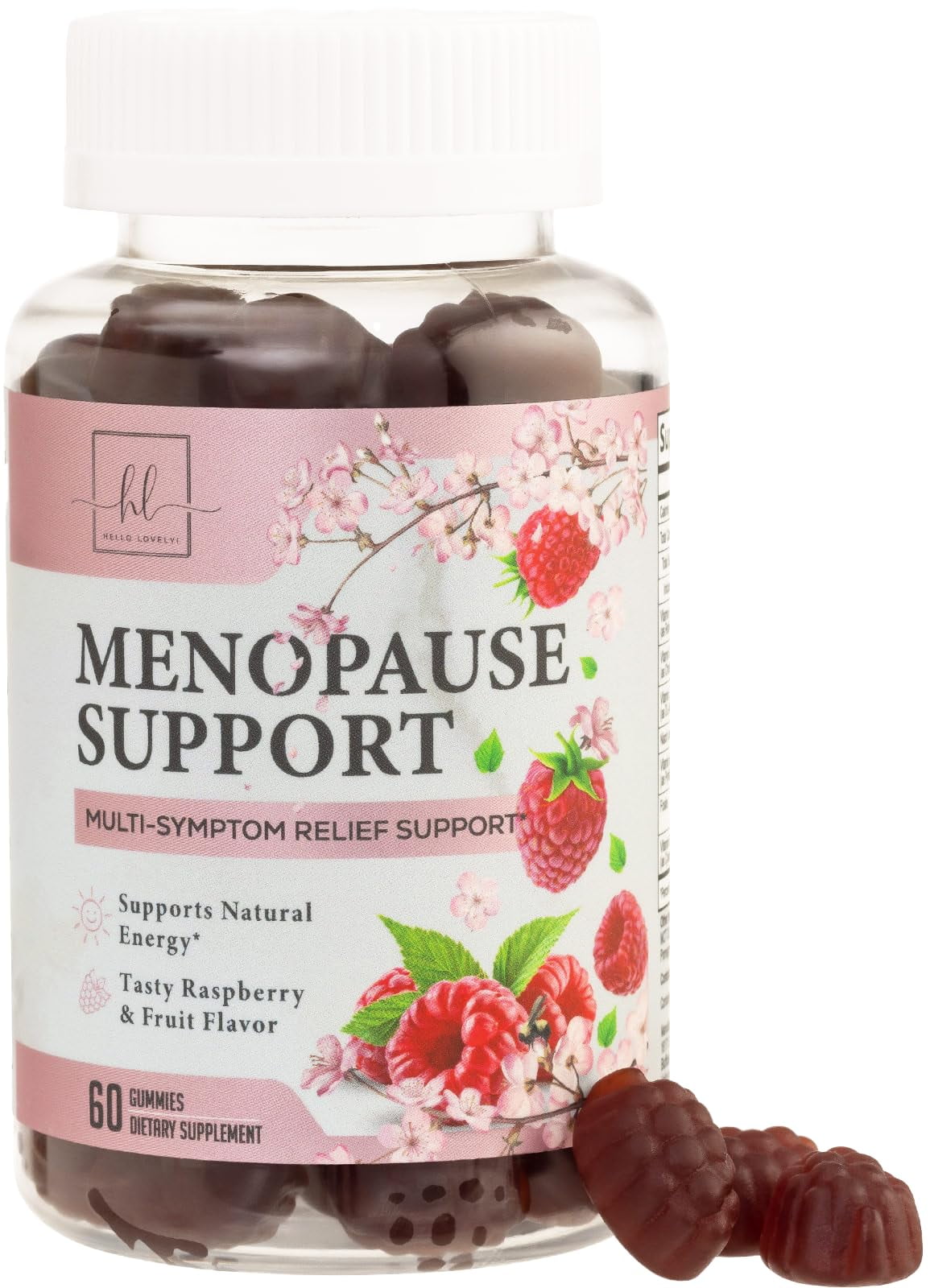Hello Lovely Menopause Gummies for Women, Hot Flash and Night Sweat ...