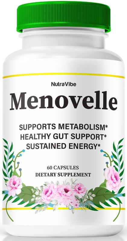 Menovelle Capsules, Premium All-Natural Formula Supplement for Gut ...