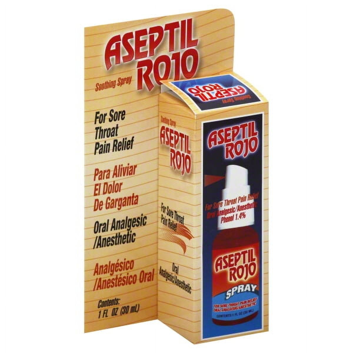 Aseptil Rojo Spray 1oz - Walmart.com