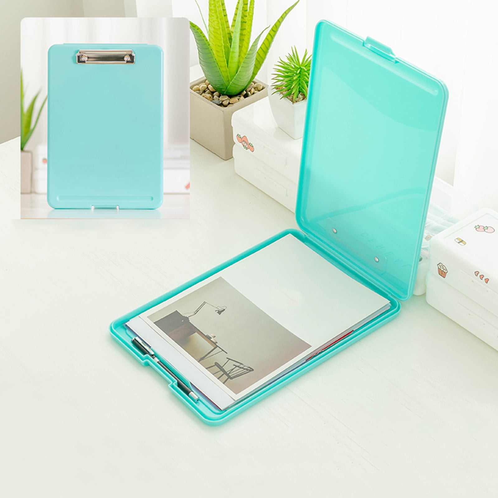 Menrkoo A4 File Box File Test Paper Storage File Box Multi-Function ...