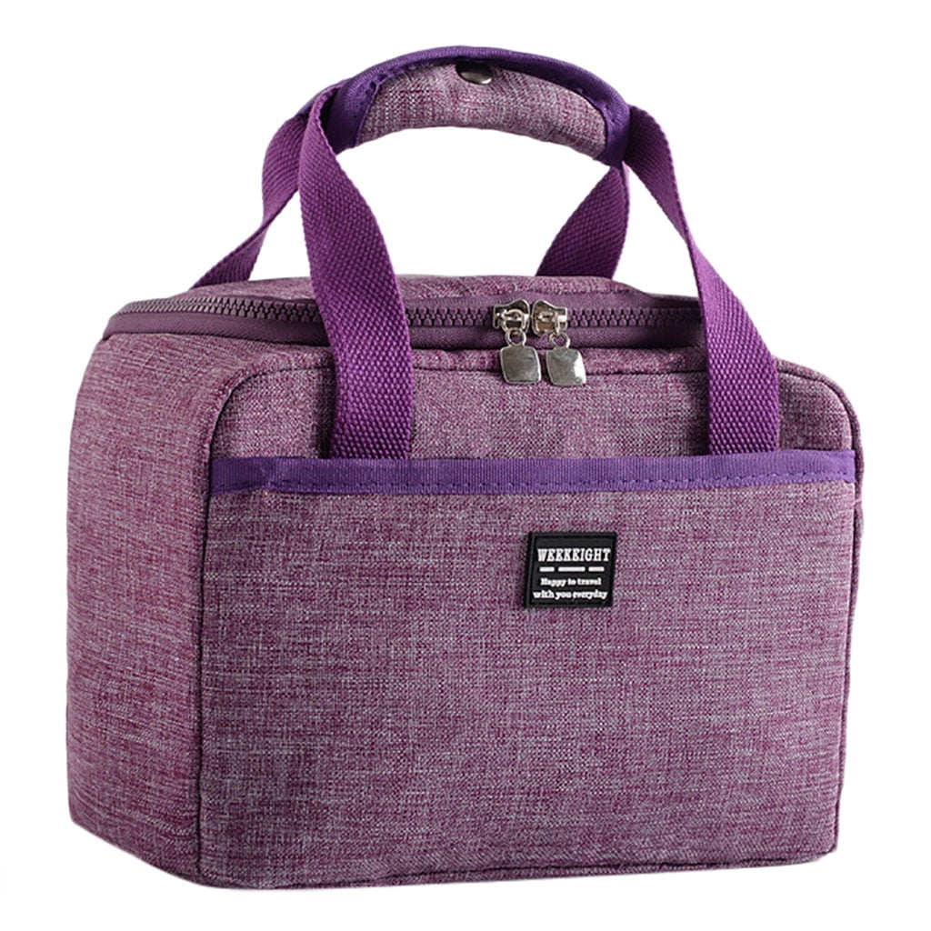 Menrkoo Insulated Lunch Box Soft Cooler Bag Thermal Work School Picnic ...