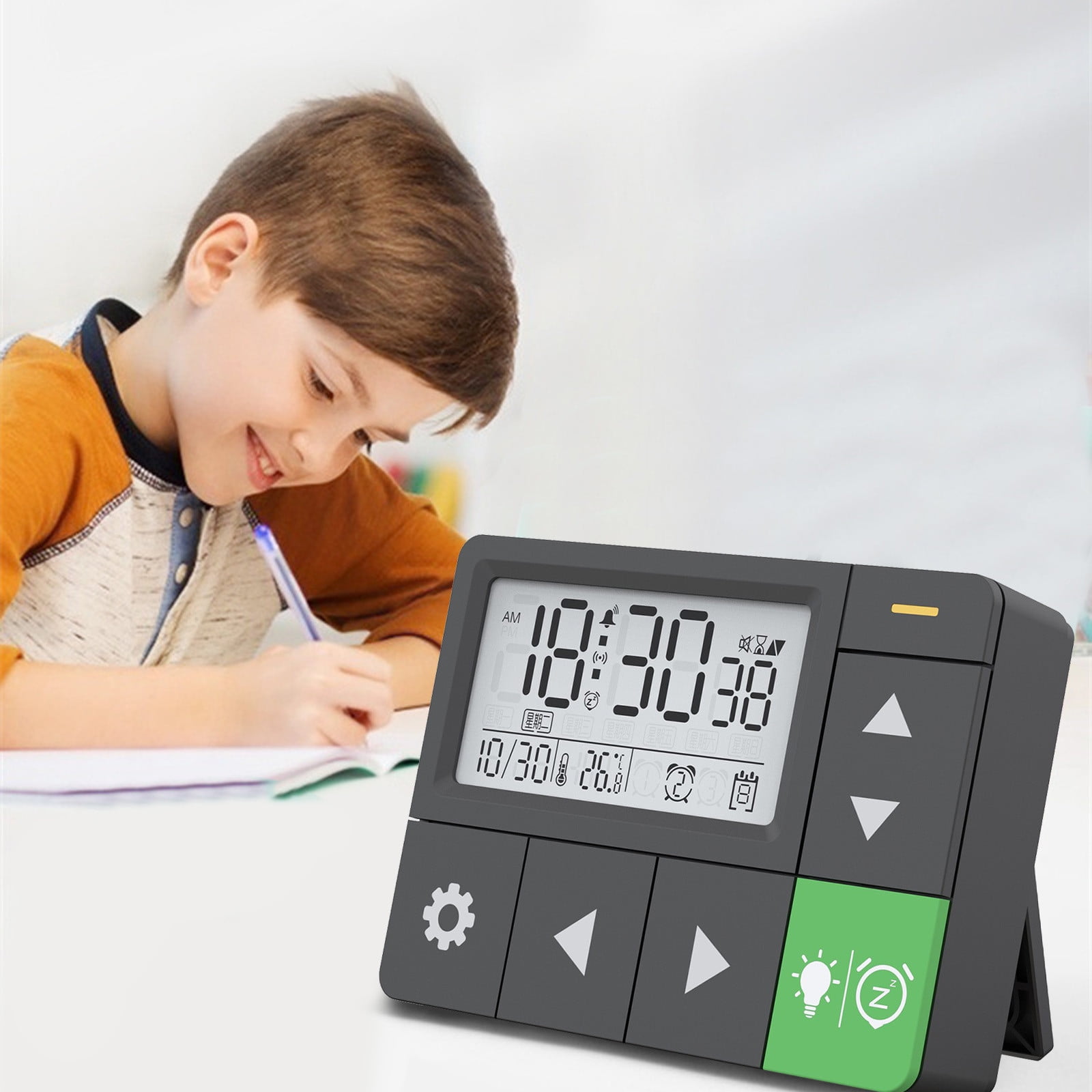 Menrkoo Multifunction Clock Multifunction Timer Desk Clock Large ...