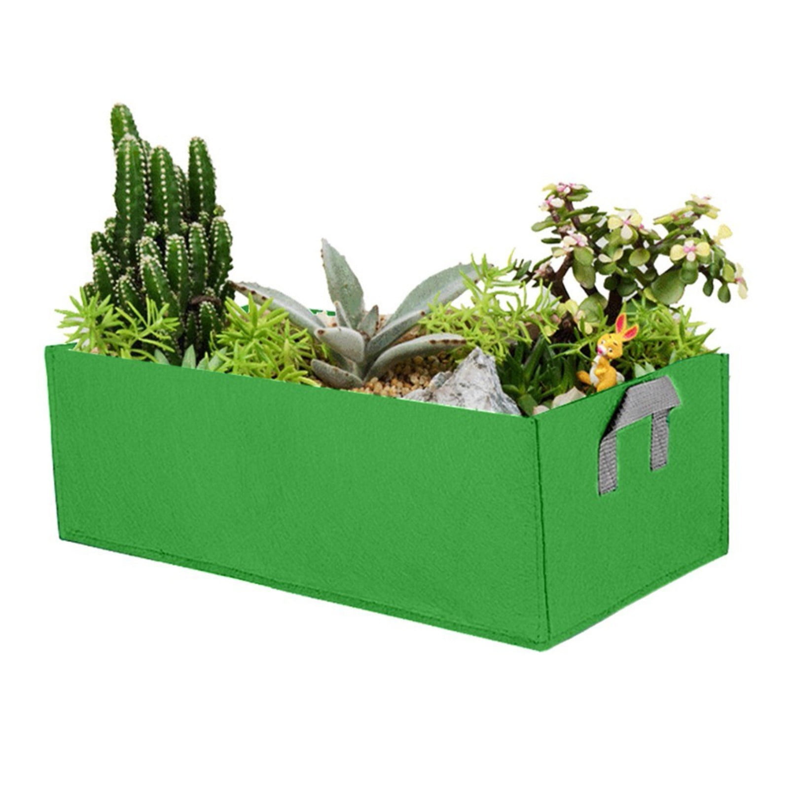 Menrkoo Rectangular Garden Growing Bag Plants Bags Square Planting ...