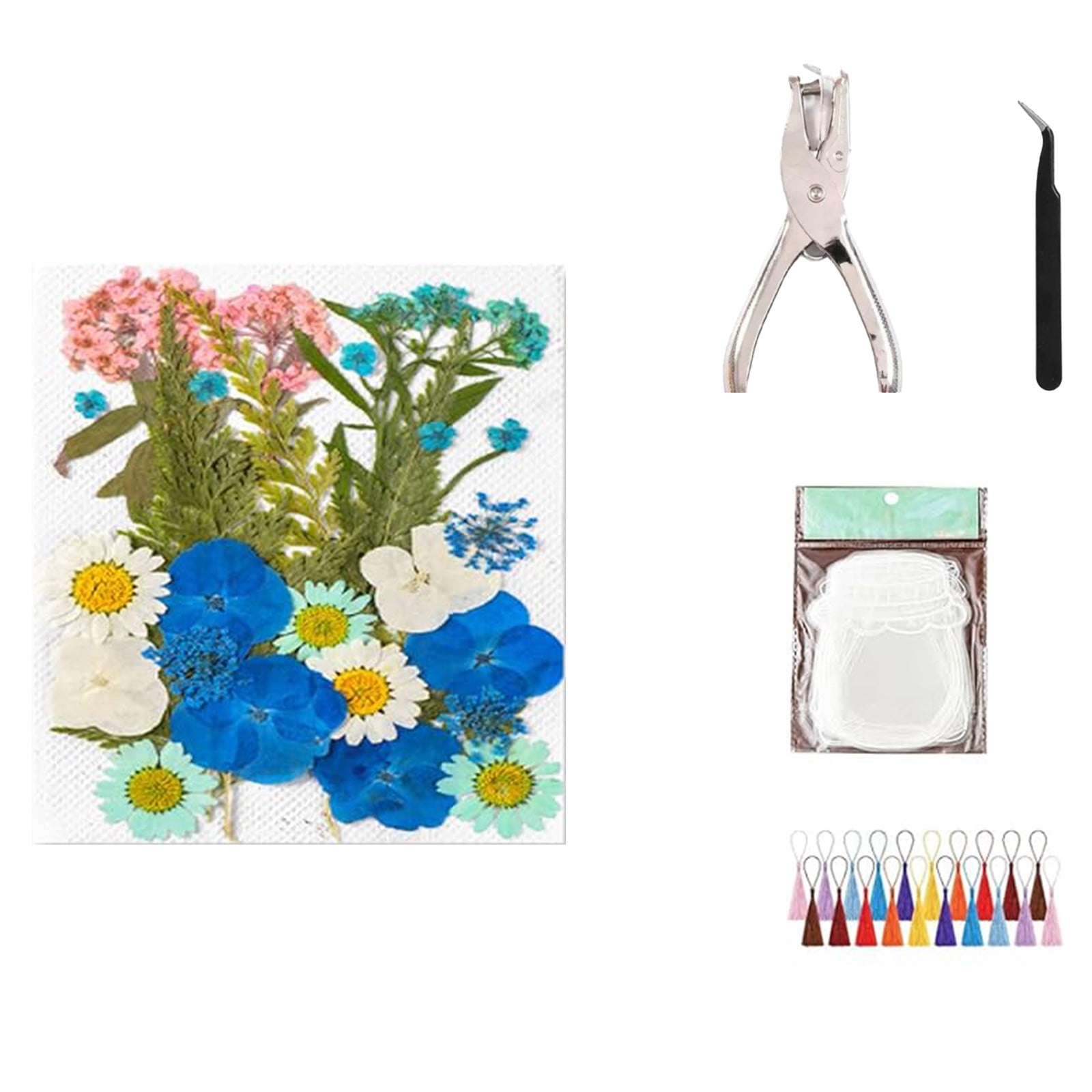 Menrkoo Transparent Bookmarks For Dried Flowers Diy Transparent Dried ...