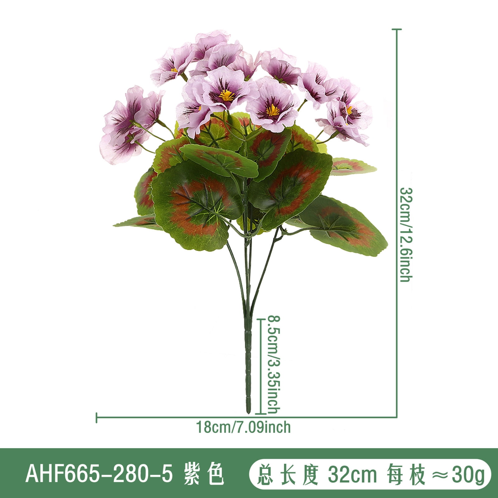 Menrkoo Uv Resistant Artificial Flower Arrangement Kit - Real Touch ...