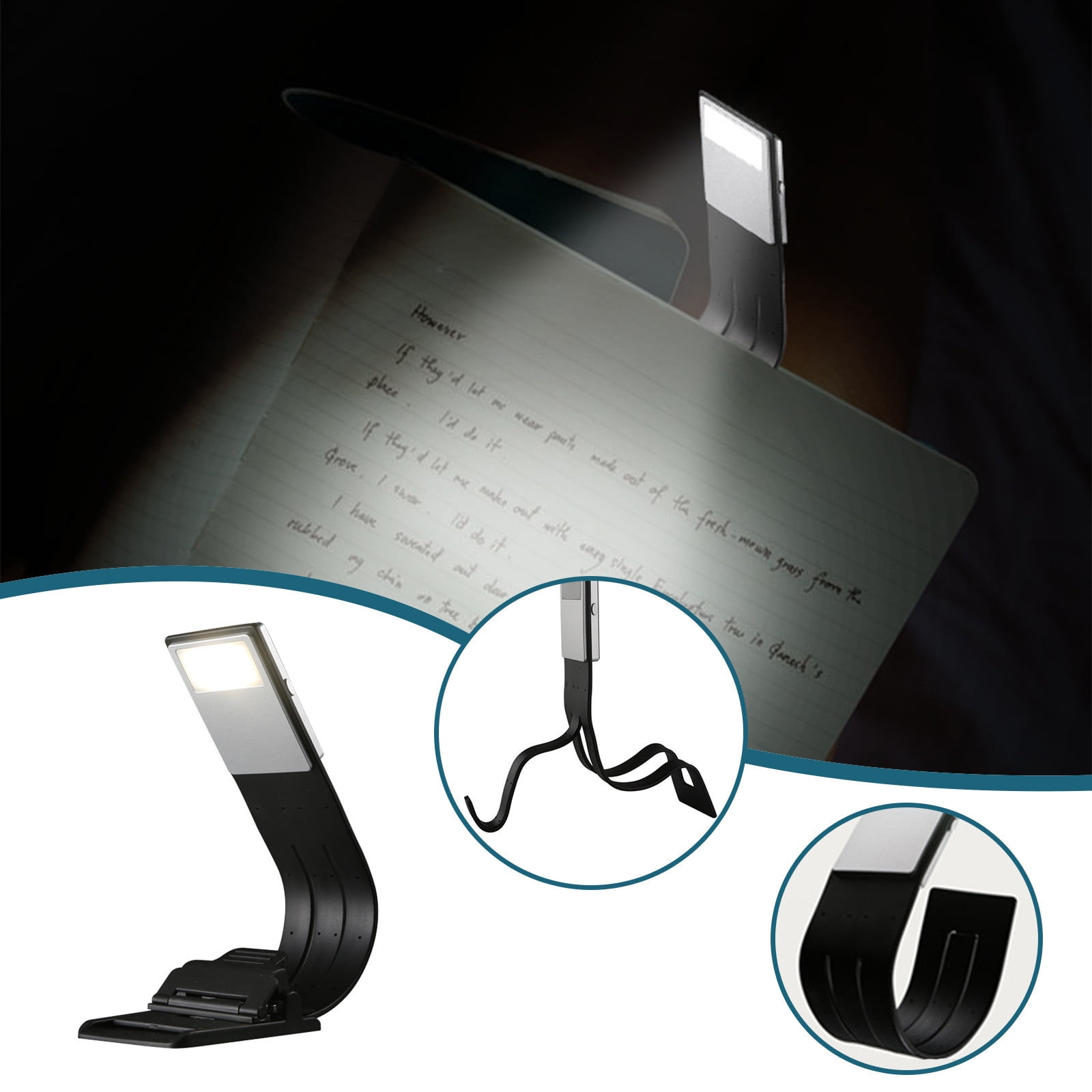 Menrkoo mark Light, Clip On Reading Lights For s In Bed, Infinite ...