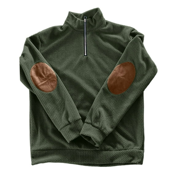 Mens 2 Piece Outfits Track Suits Fall Winter Quarter Zip Sweatshirt ...