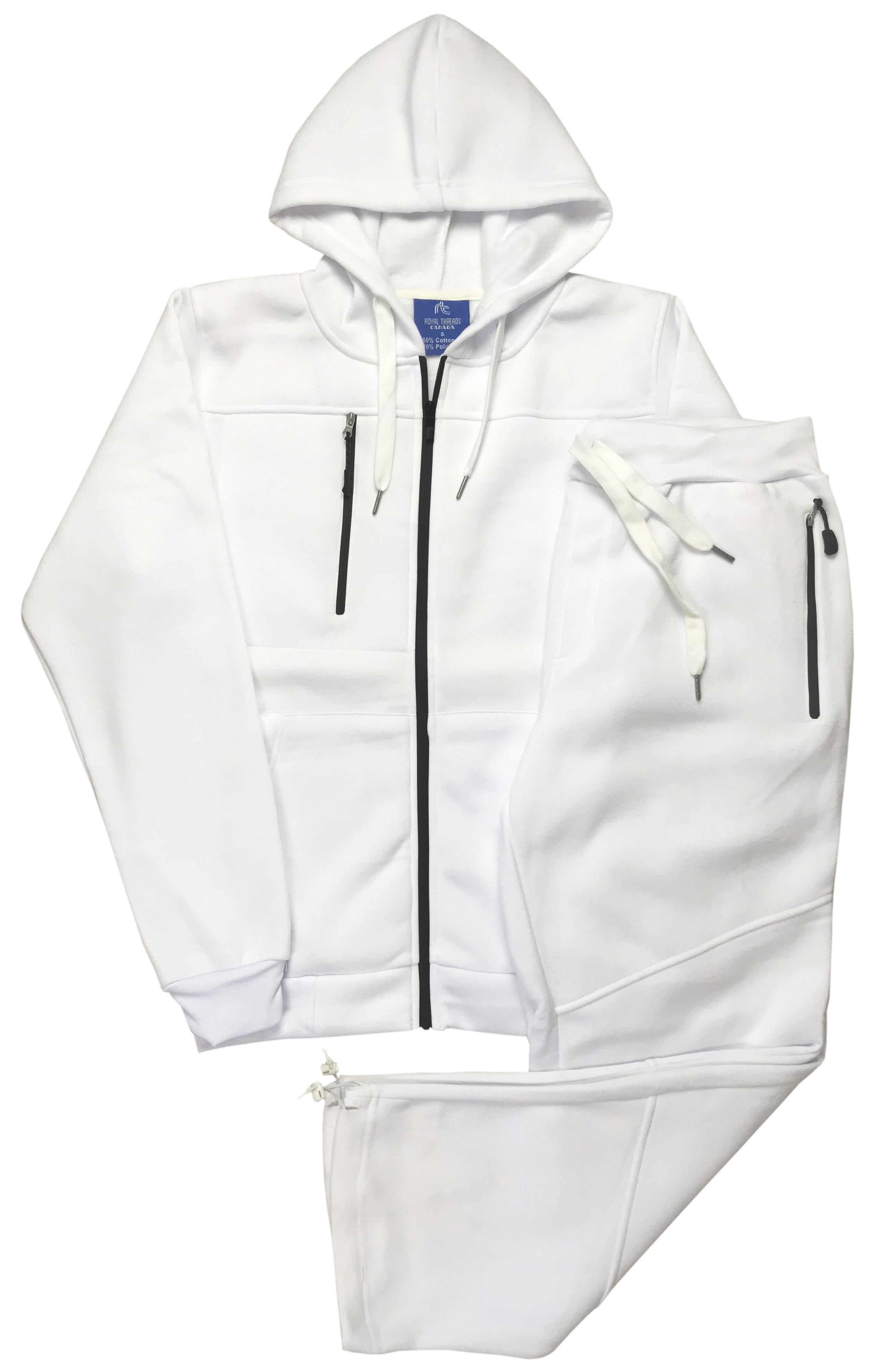 Mens 2-Piece Tech Fleece Sweatsuit Jogging suit Sweat Jacket Sweatpants ...