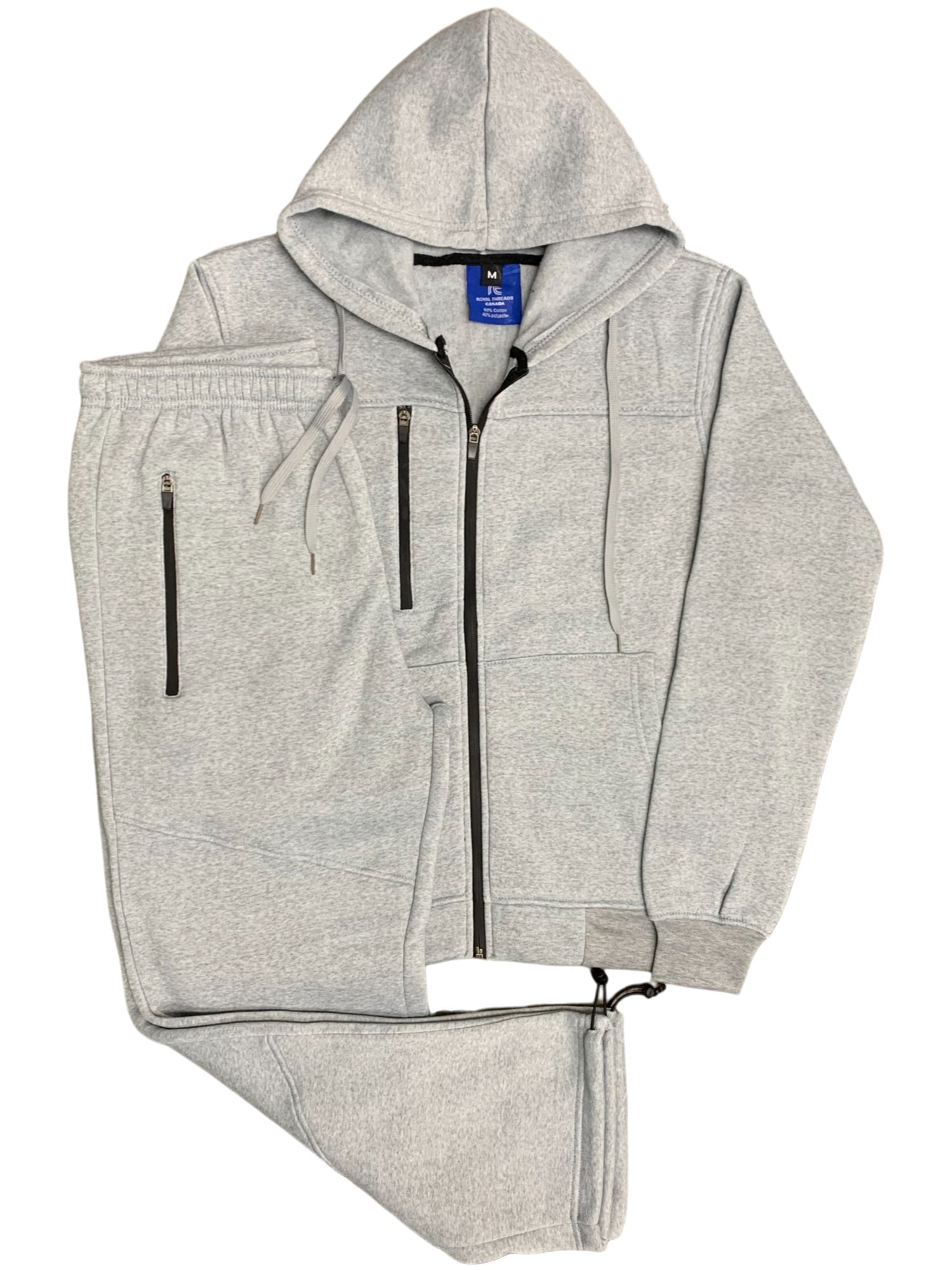 Mens 2-Piece Tech Fleece Sweatsuit Jogging suit Sweat Jacket Sweatpants ...