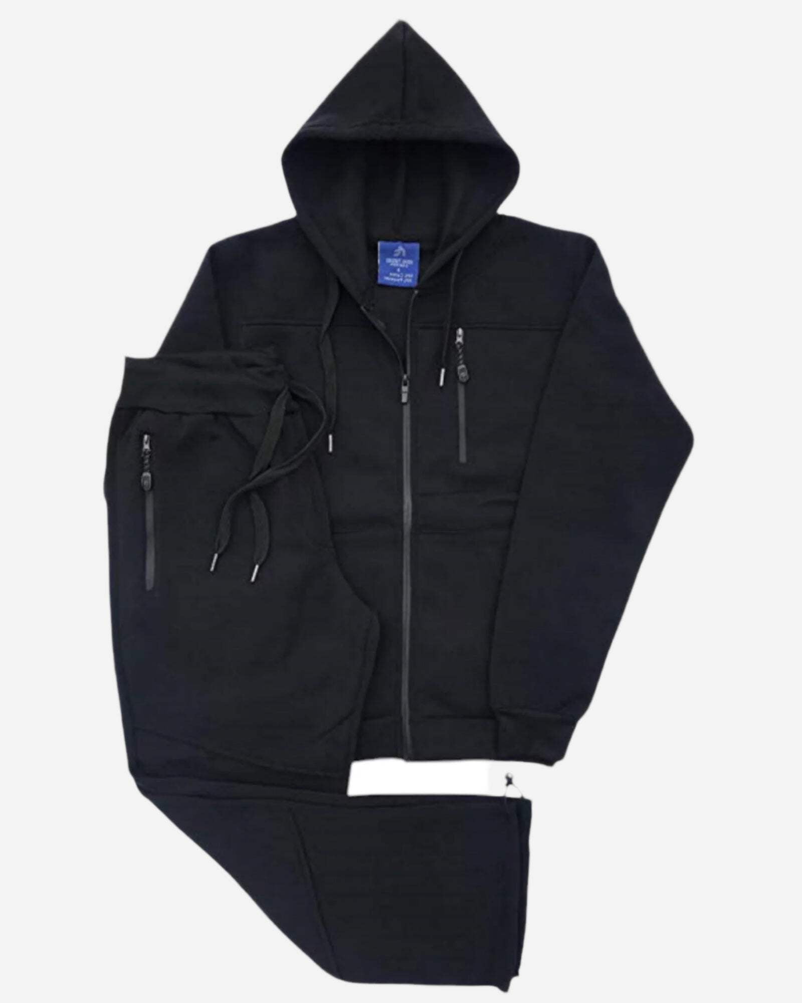 Men's Sweatsuit Soft Fleece Sweat Jacket with Sweatpants - Walmart.com