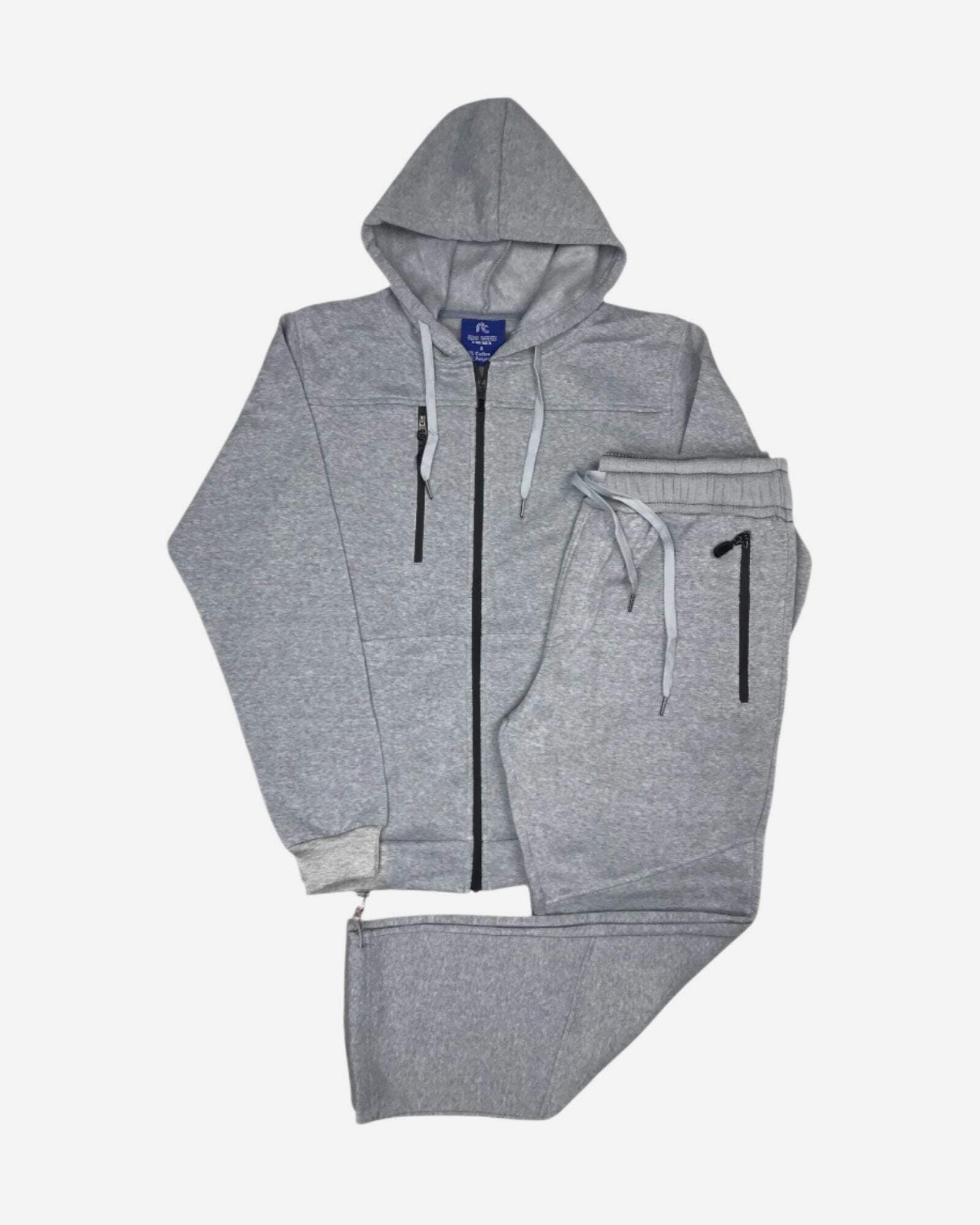 Men's Sweatsuit Soft Fleece Sweat Jacket with Sweatpants - Walmart.com