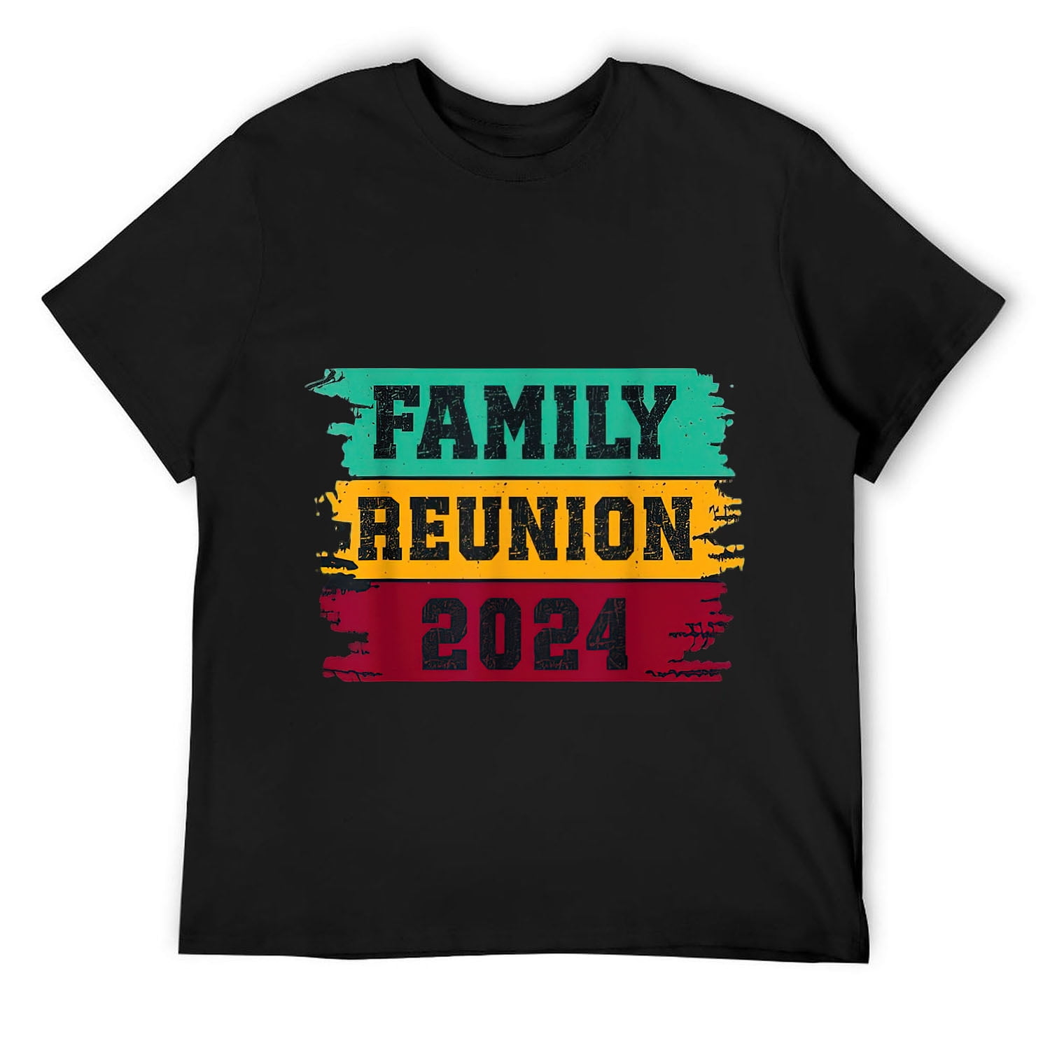 Mens 2024 Family Reunion Matching Group 2024 T-Shirt Black - Walmart.com
