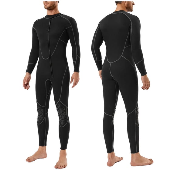 Mens 3mm Shorty Wetsuit Womens, Full Body Diving Suit Front Zip Wetsuit ...
