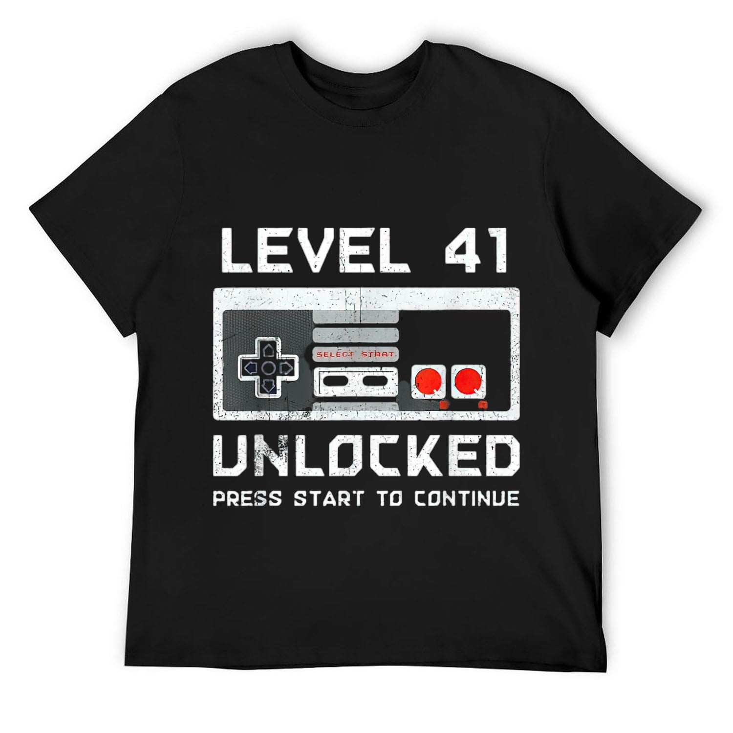 Mens 41 Year Old Forty-One Birthday Gift Level 41 Unlocked Gamer T ...