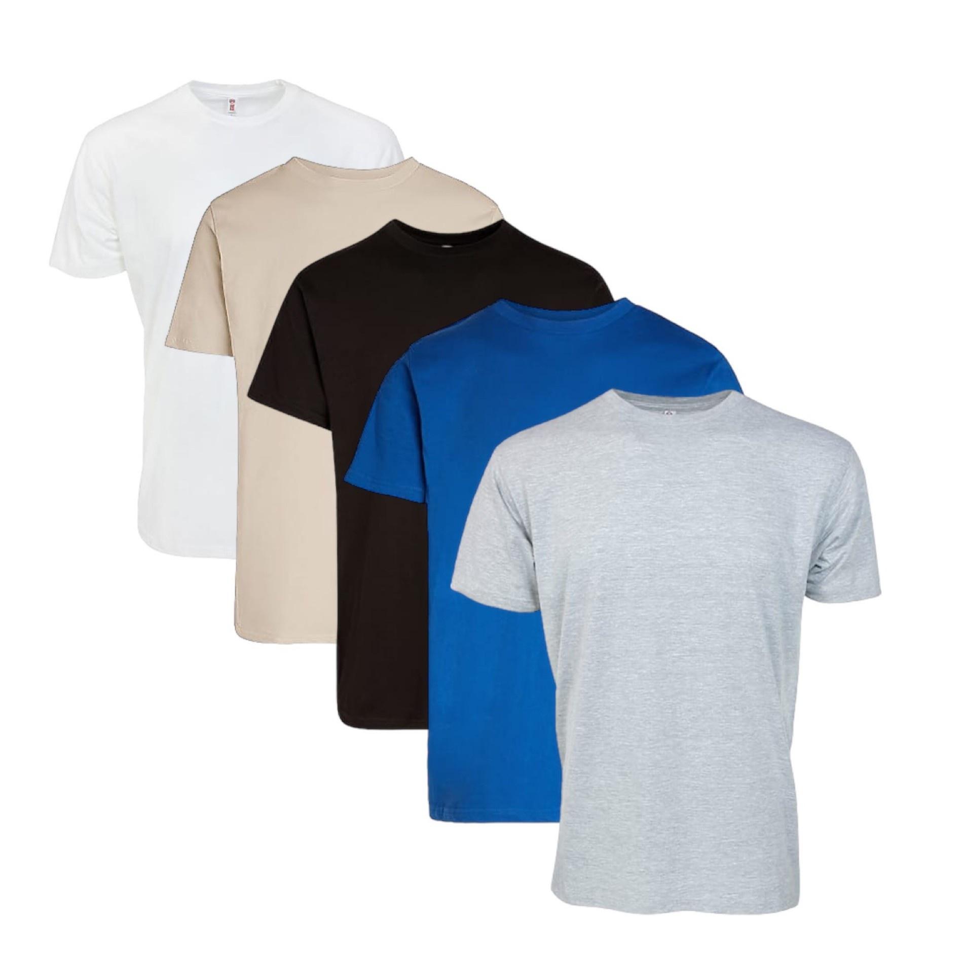 Mens 6.1 oz. Tagless T-Shirt 5250T (5 PACK) - Walmart.com