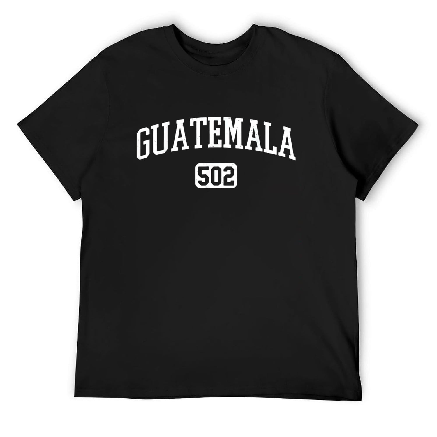 Mens 502 Country Area Code Guatemala Guatemalan Pride T-Shirt Black X ...