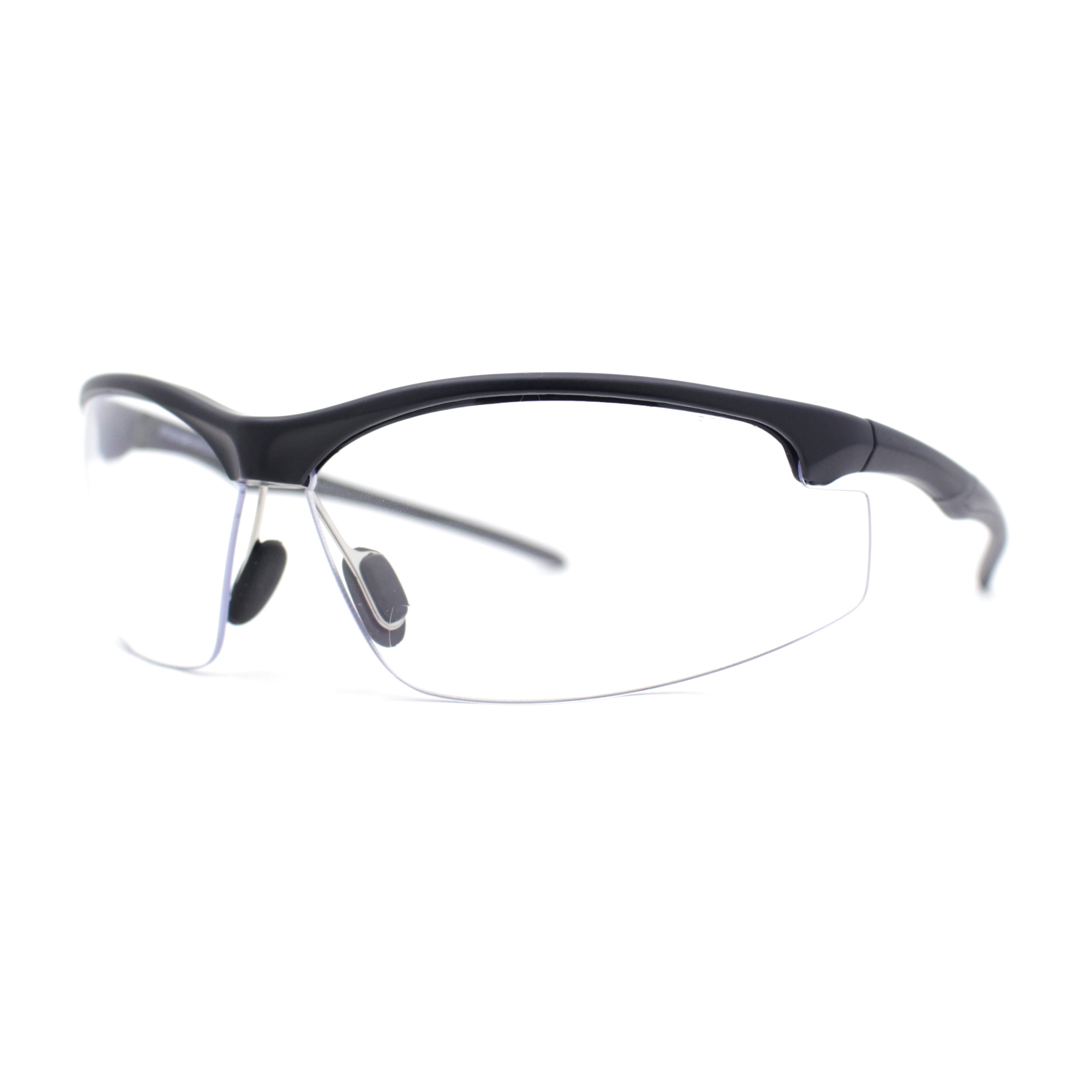 Mens ANSI Z87.1 Wrap Half Rim Safety Bifocal Reading Glasses, Clear ...