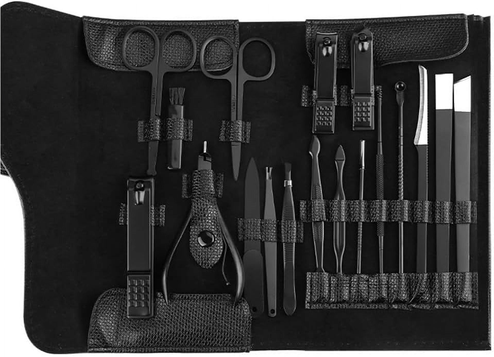 Mens Accessories Personal Care Set 18 Manicure Pedicure Set Stainless ...