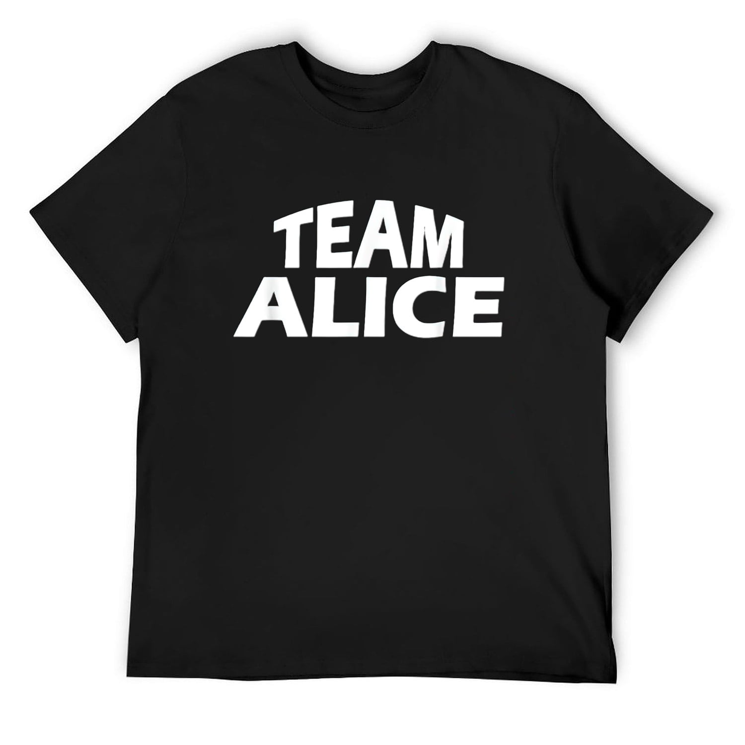 Mens Alice Is The Name - Funny Team Alice T-Shirt Black 4X-Large ...