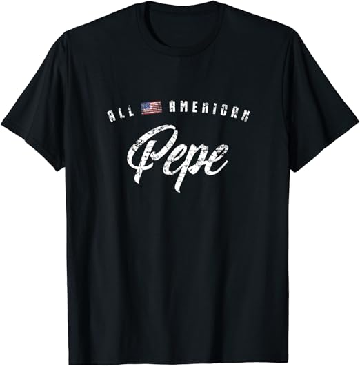 Mens All American Pepe Shirt, Cute Flag Birthday Gift - Walmart.com