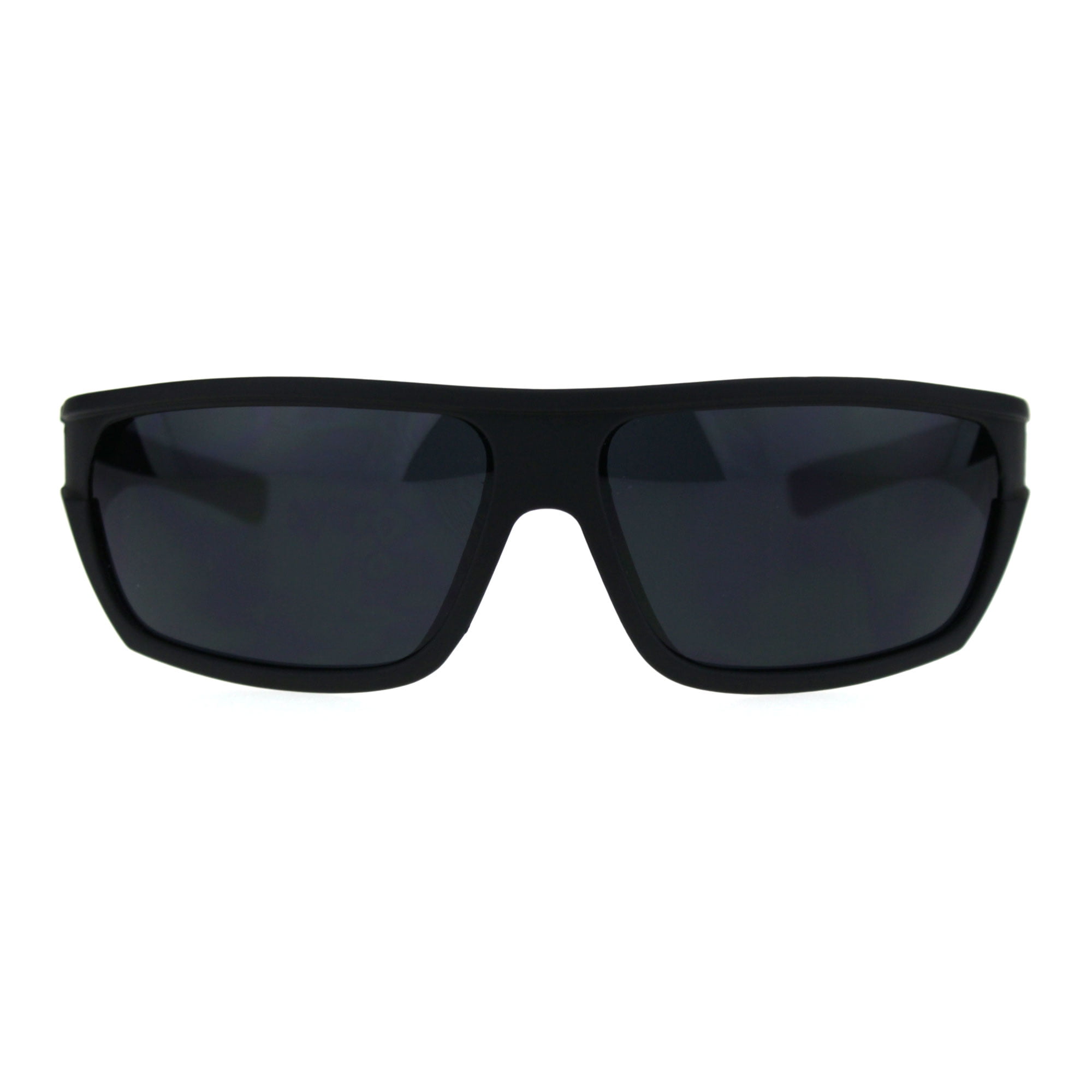 Mens All Black Gangster Flattop Retro Biker Sunglasses Matte Black ...
