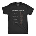Mens All You Need Is Love Equation T Shirt Funny Nerdy Math Tee Graphic ...