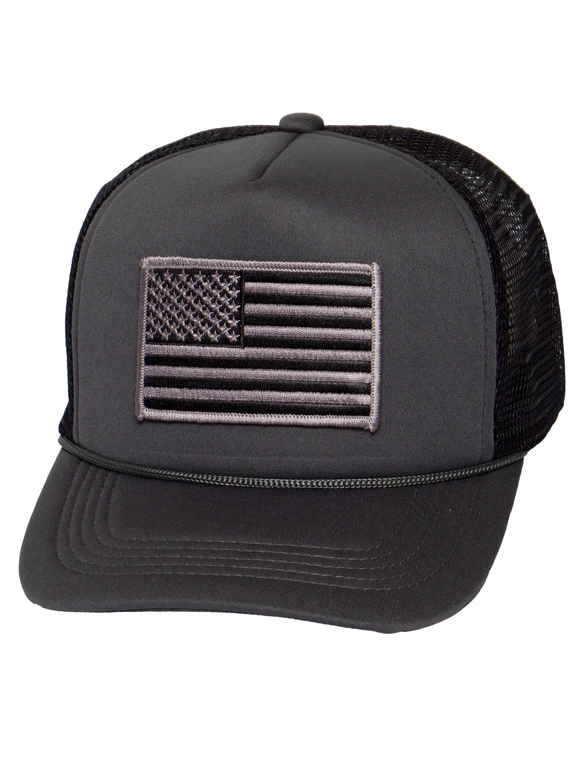 Mens America USA Patriotic Trucker Hat, American Flag Snapback Cap ...