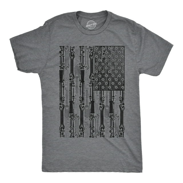 Mens American Flag Tools Usa Merica Dad T T Shirt Handyman Funny Car