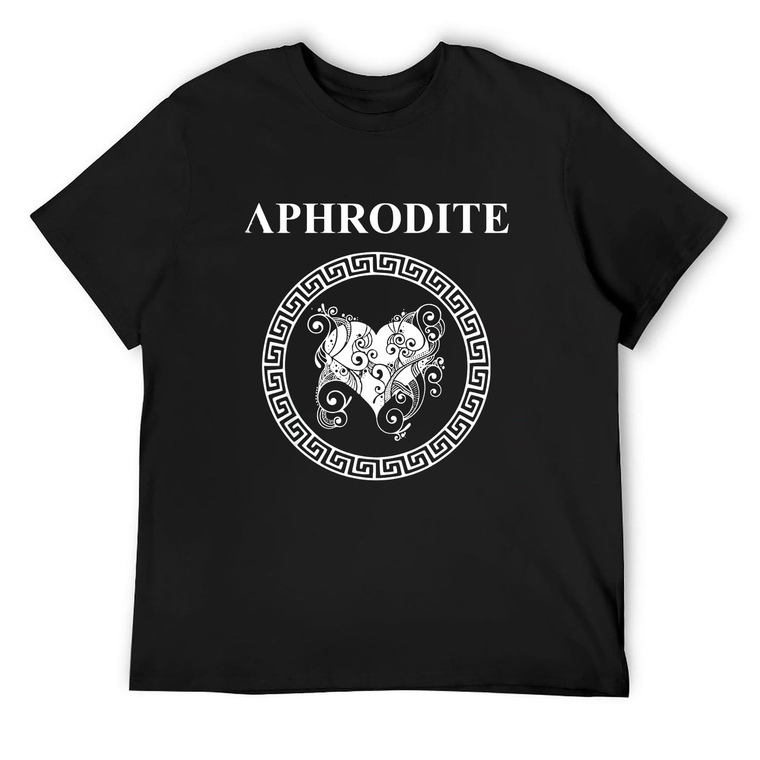 Mens Aphrodite Greek Goddess T-Shirt Black Large - Walmart.com