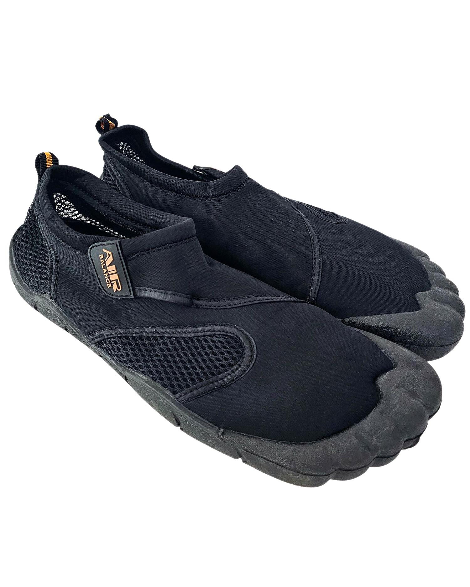 Mens Aqua Sock Toe Slide Wave Water Shoes - Waterproof Slip-Ons for ...