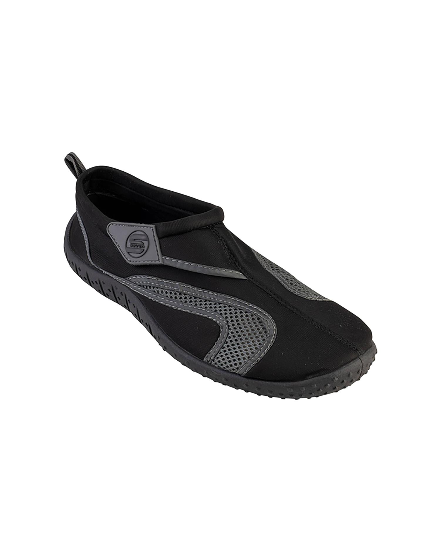 Mens Aqua Sock Wave Water Shoes - Waterproof Slip-Ons for Pool, Beach ...