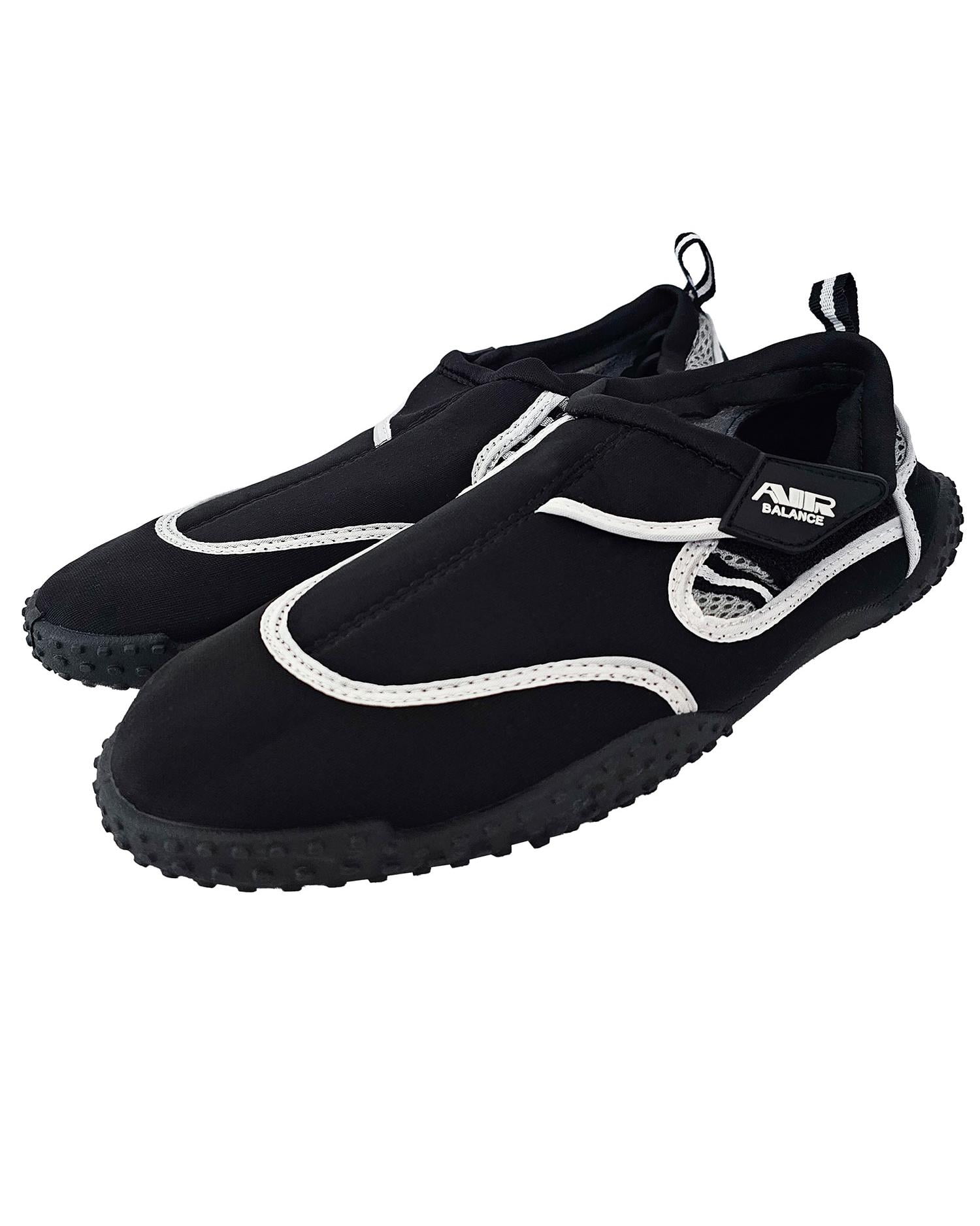 Mens Aqua Sock Wave Water Shoes - Waterproof Slip-Ons for Pool, Beach ...
