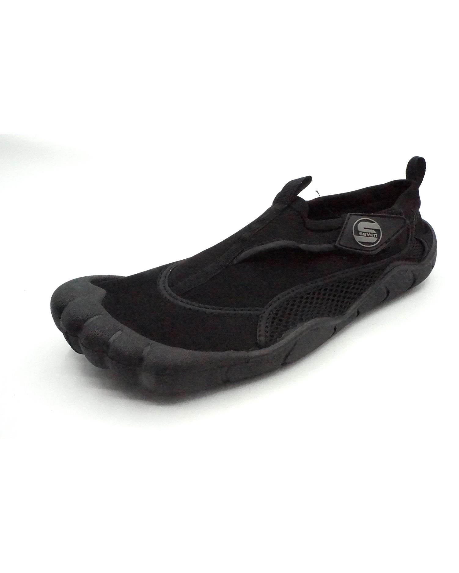 Mens Aqua Sock Wave Water Shoes with Toes- Waterproof Slip-Ons for Pool ...