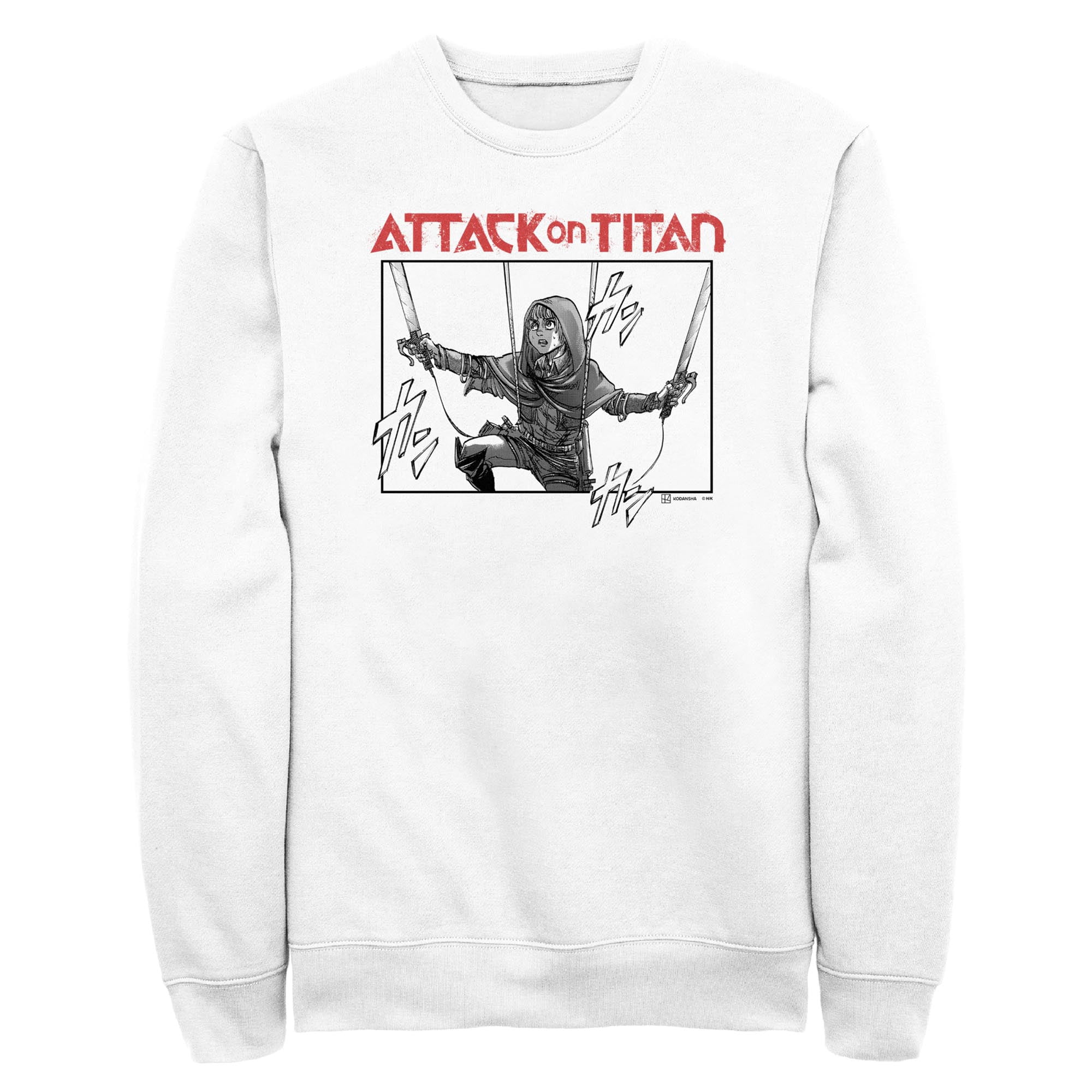 Mens Attack on Titan Armin Arlert Panel Sweatshirt - Walmart.com