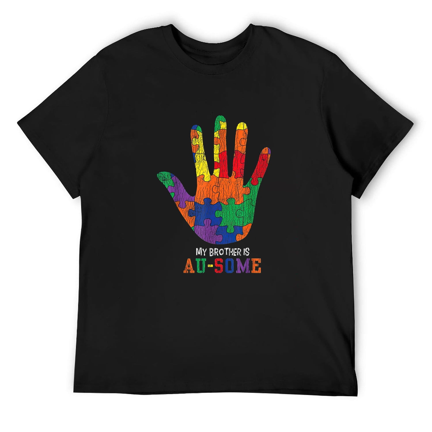 Mens Autism Awareness My Sister Is Awsome Autistic Kid Awareness T ...