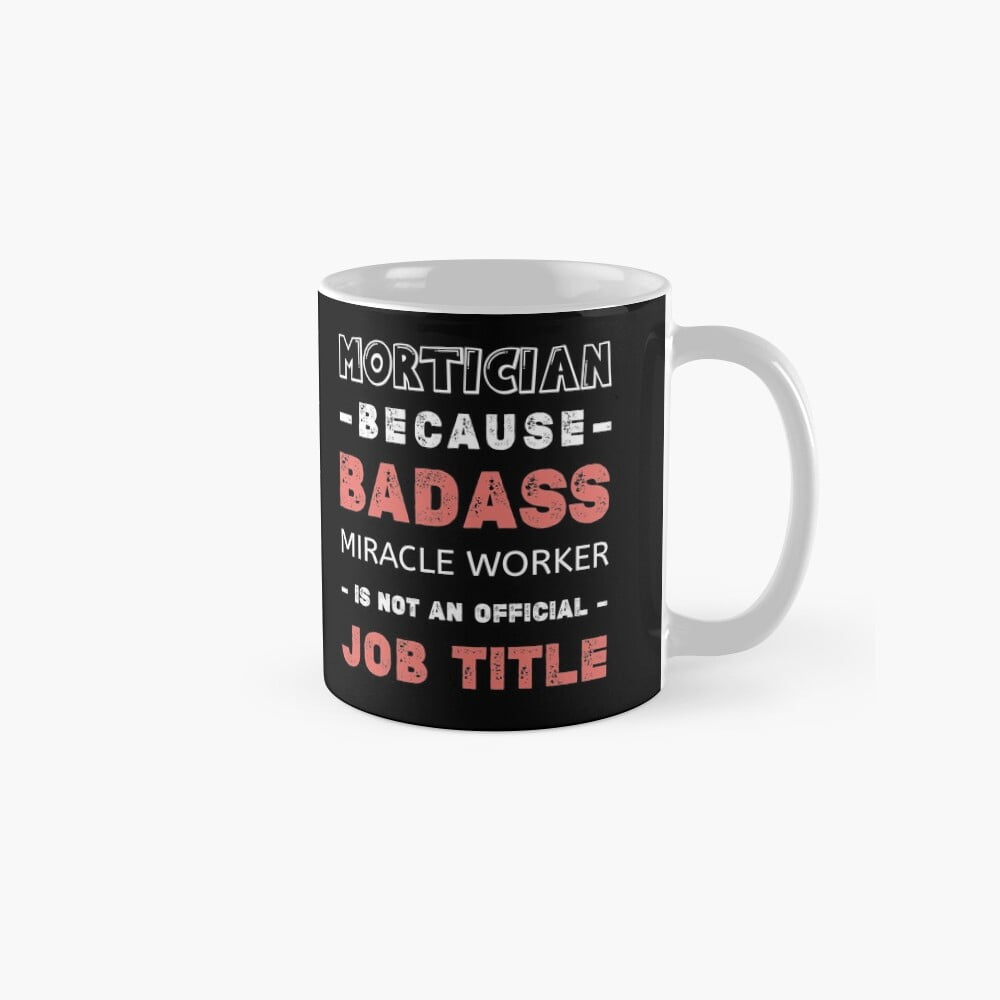 Mens Badass Job Title Funeral Director Mortician Gift,Funny undertaker ...