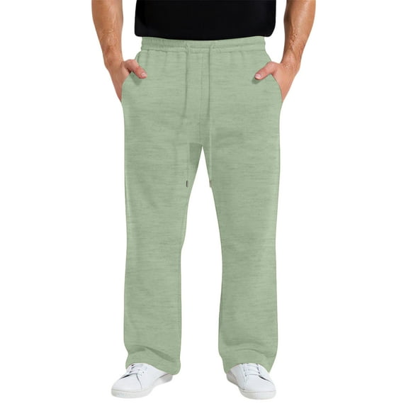 Mens Baggy Sweatpants Wide Leg Lounge Sweat Pants with Pockets Big and ...
