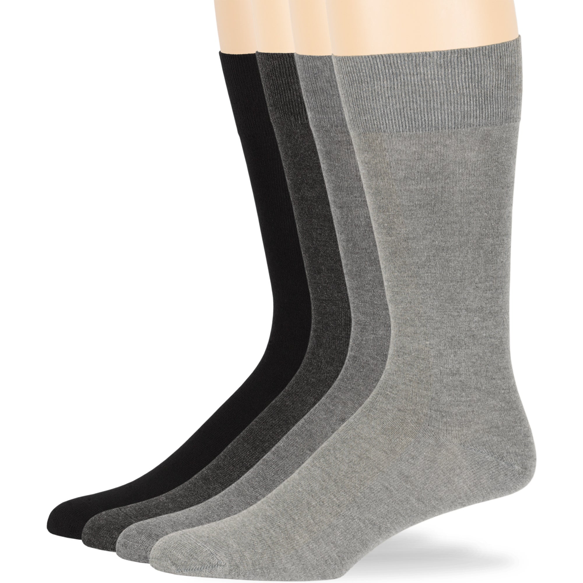 7BIGSTARS KINGDOM Men Seamless Bamboo Dress Sock - 4 Pack - Assorted ...