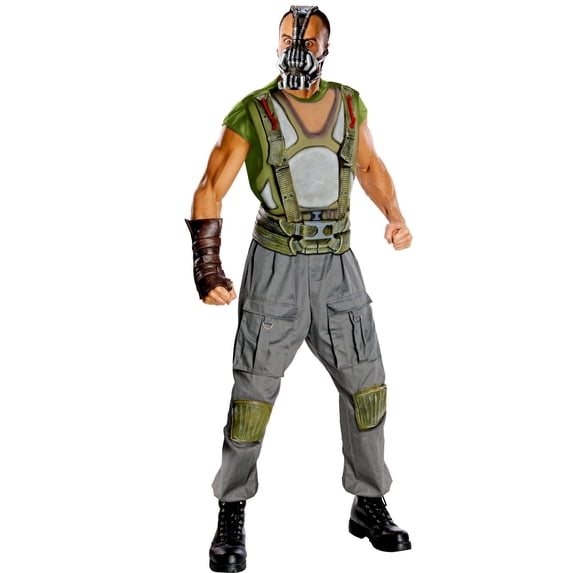 RUBIES II Mens Bane Costume, Batman Deluxe Adult Jumpsuit with Mask ...