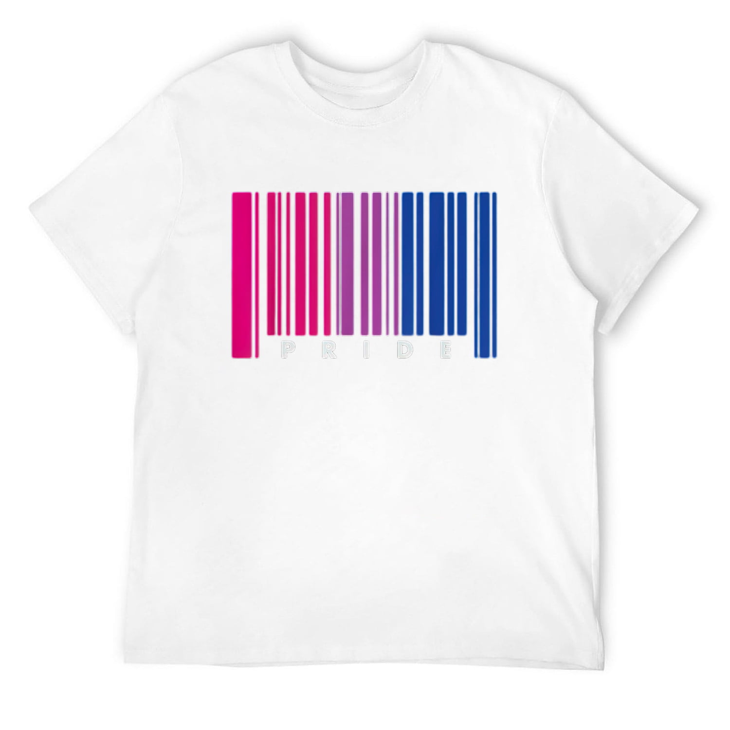 Mens Barcode Bisexual Pride Lgbt T Shirt Lesbian Gay Flag Ts T Shirt