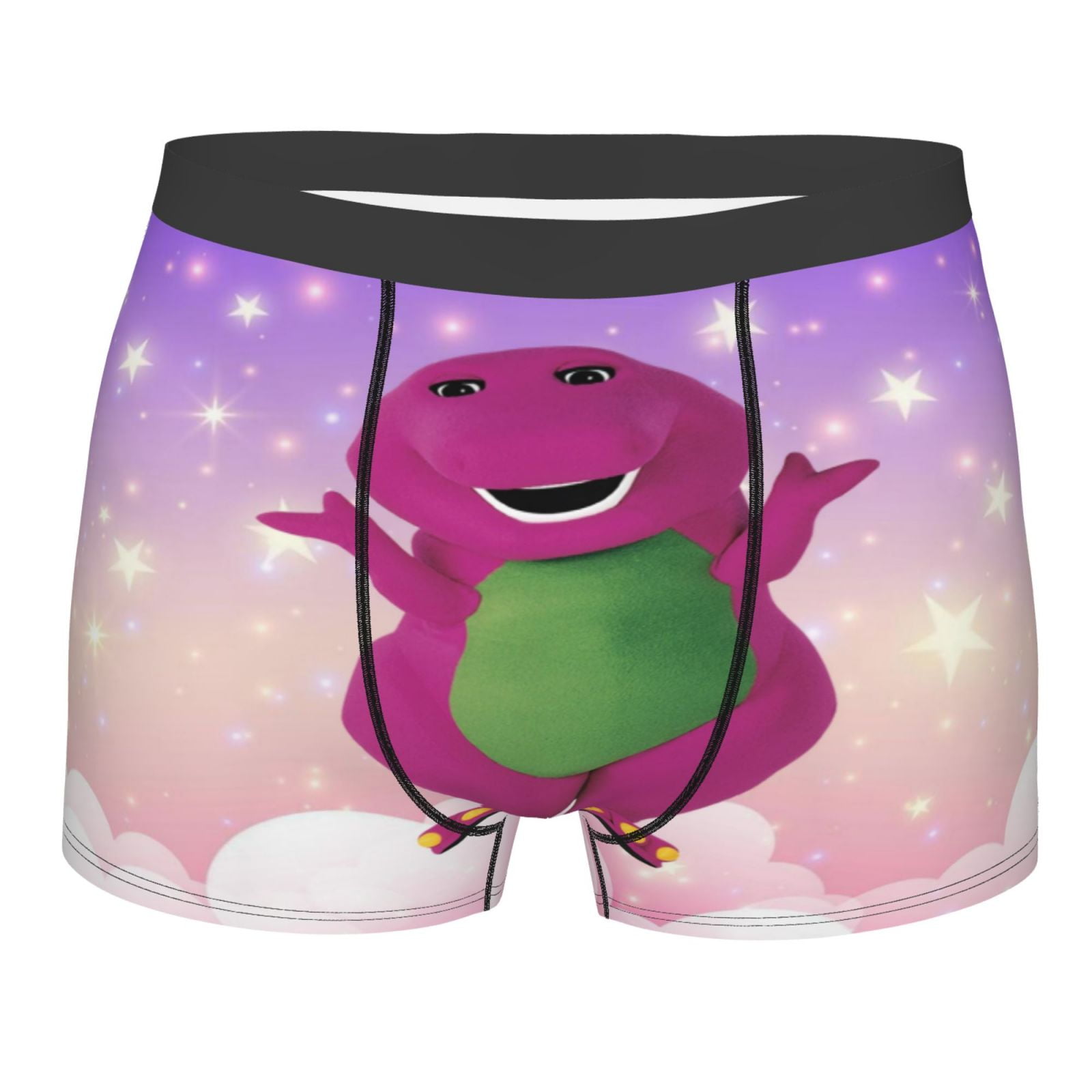 Mens Barney And Friends Boxer Briefs for Men Breathable Underwear Ride ...