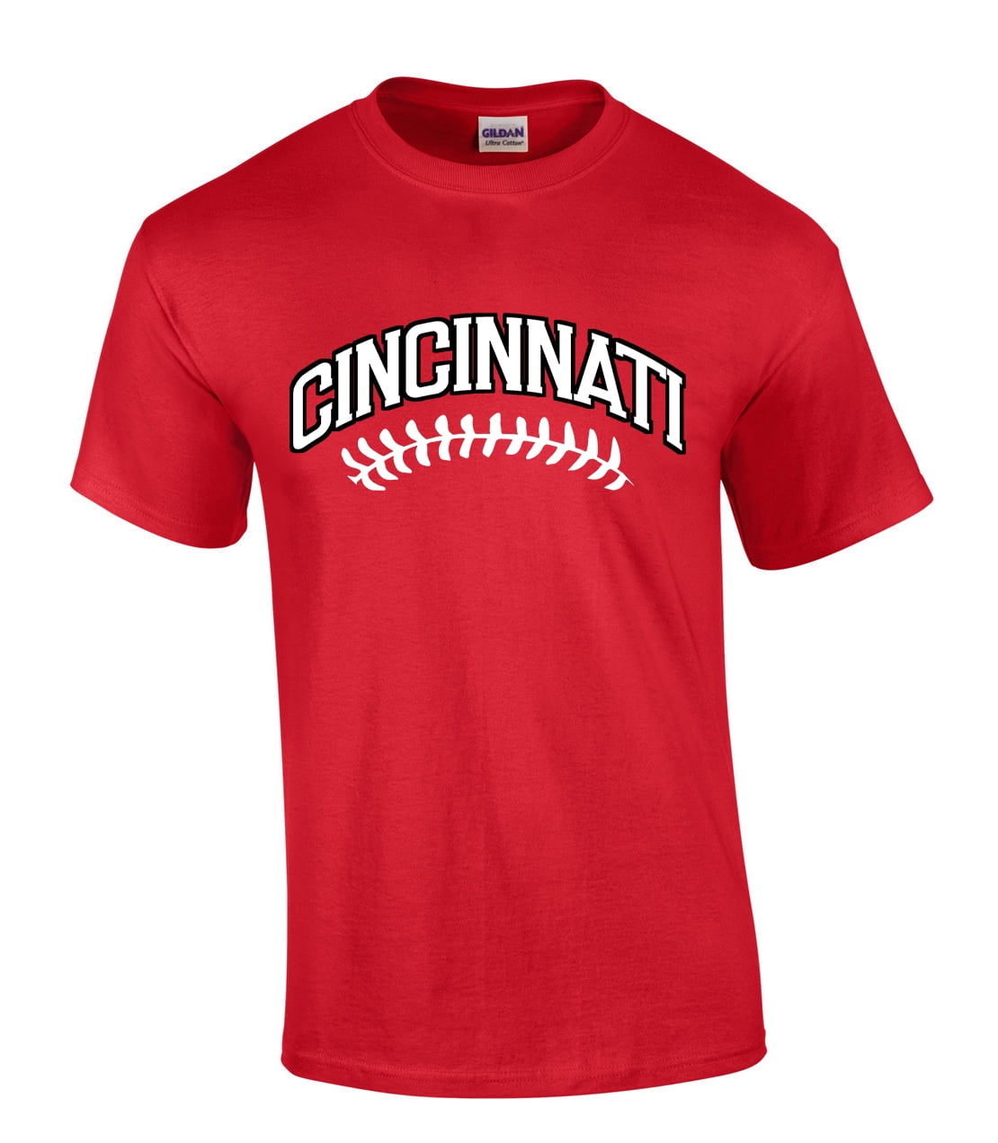 Mens Baseball Team Tshirt Ohio Cincinnati Baseball Team Color Red and ...