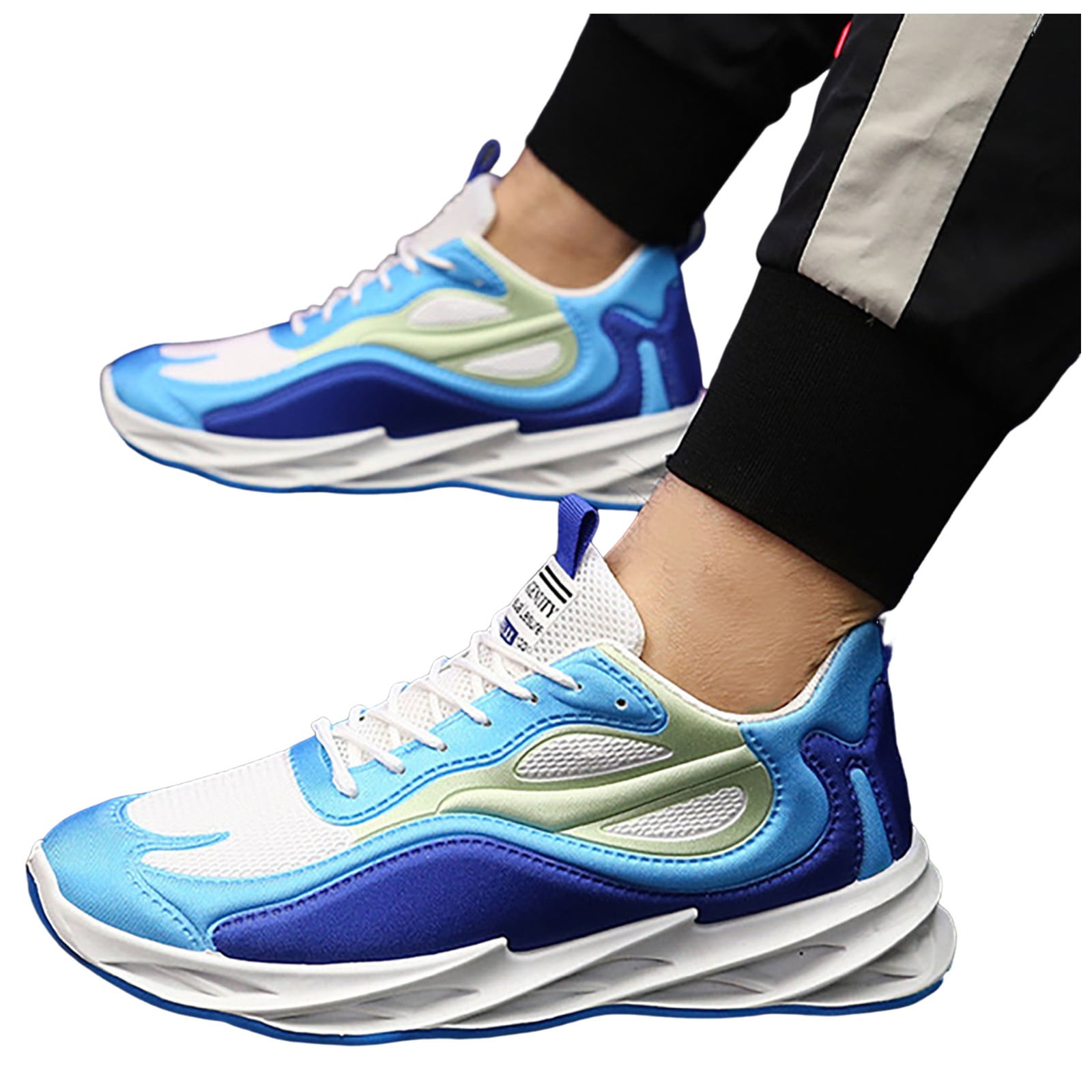 Mens Basketball Shoes Comfort Cross Training Running Anti Slip Fitness ...