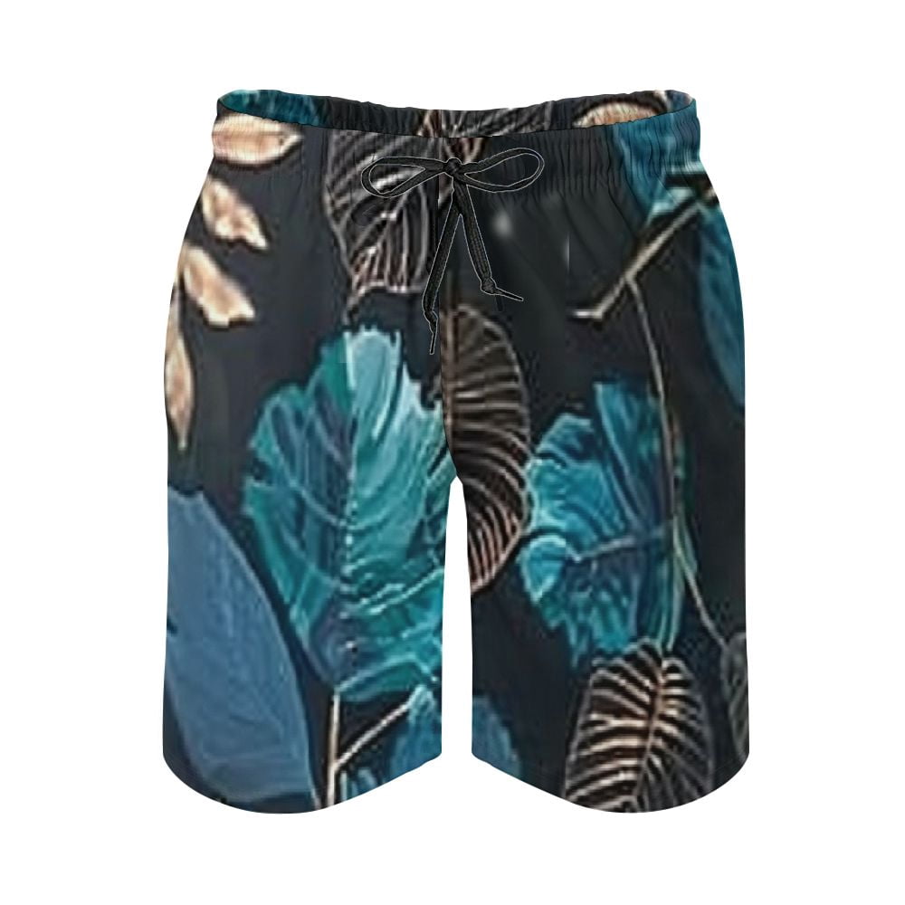 Mens Beach Shorts Dry Swimming Shorts with Pockets Bathing for Men ...