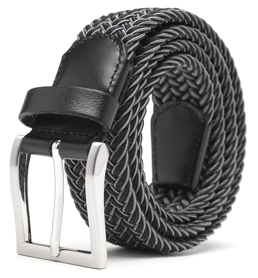 Mens Belt - Braided Stretch Golf Belt for Men 1 3/8"- Mens Gift for ...