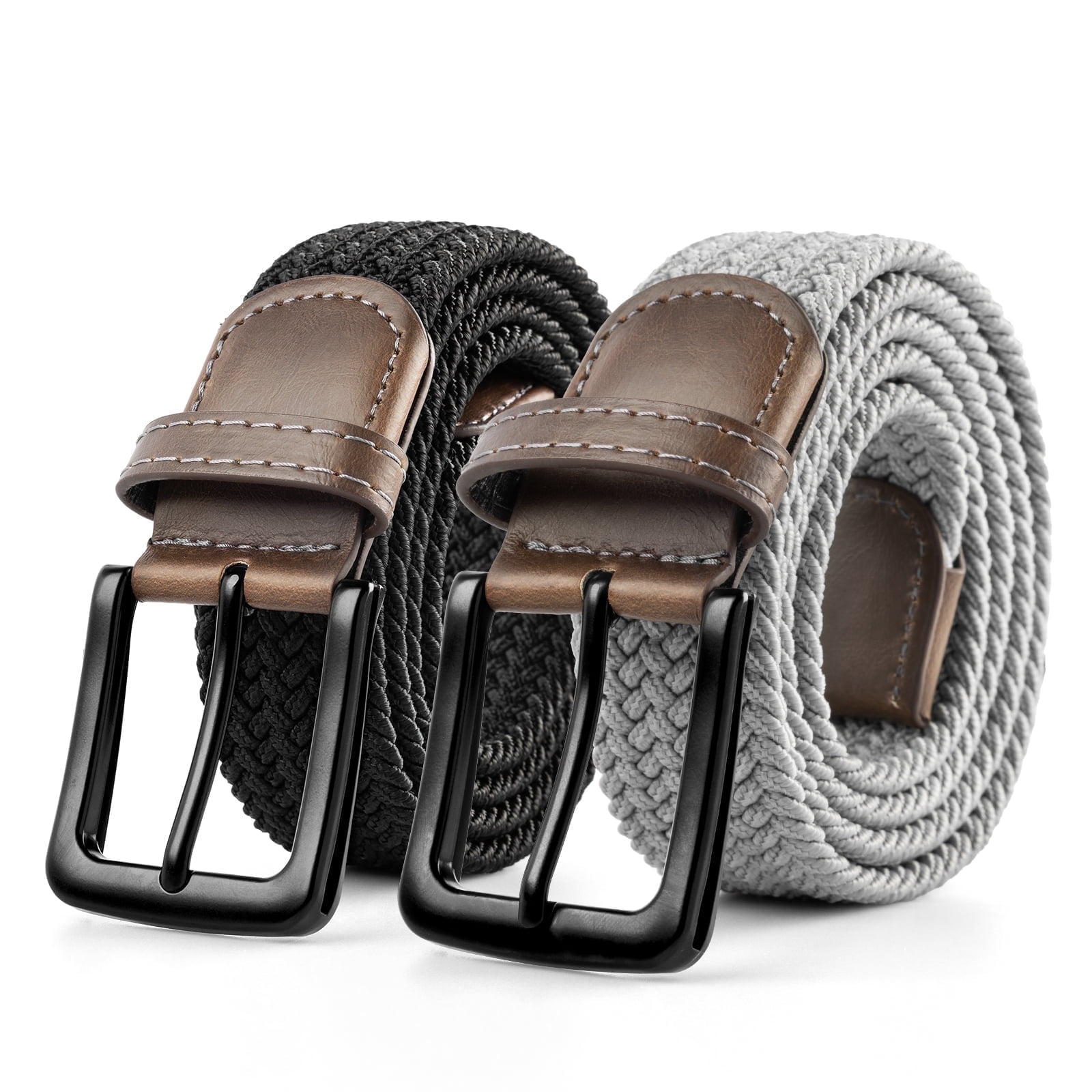 Maikun Braided Elastic Belt, Stretch Woven Belt for Men, Casual ...