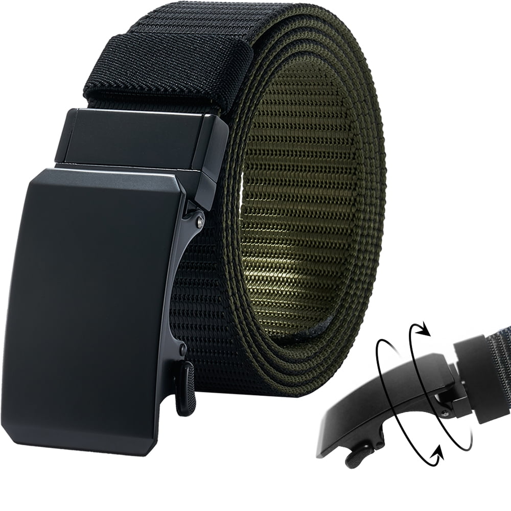 Mens Belts Web, Ratchet Belt for Men Casual, Double-sided Reversible ...