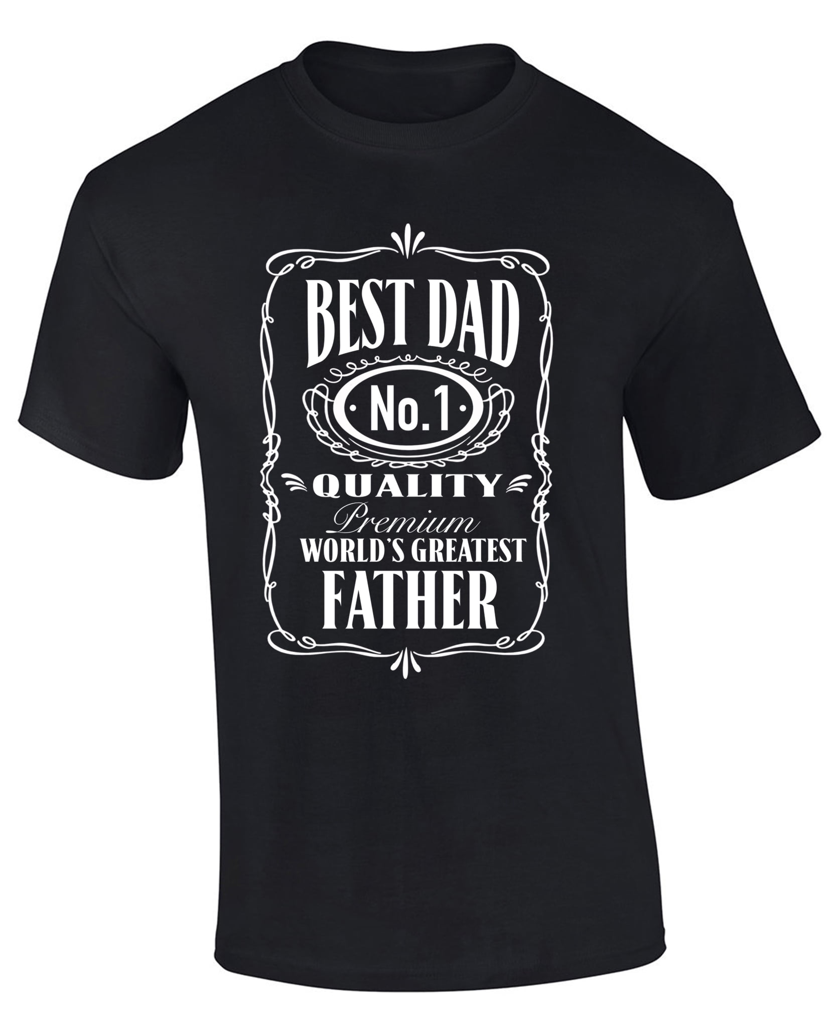 Mens Best Dad Number 1 Quality Premium World's Greatest Father American ...