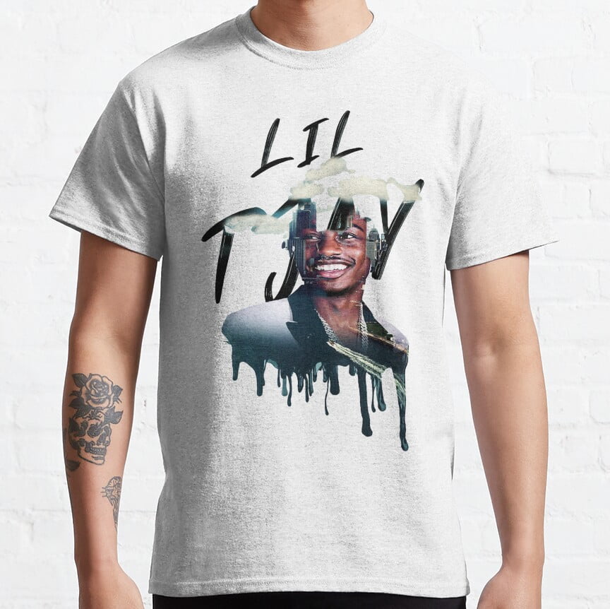 Mens Best Famous Lil Rappers Tjay Gift For Movie Fans Classic T-Shirt ...