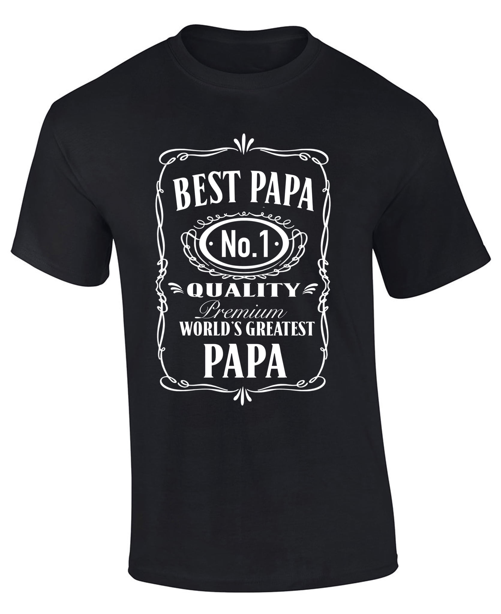 Mens Best Papa Number 1 Quality Premium World's Greatest Father ...